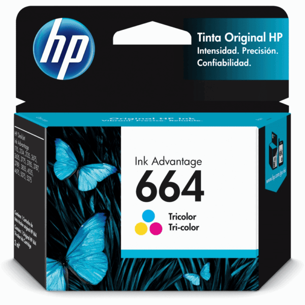 Cartucho Original Tinta Color HP 664 Advantage F6V28AL