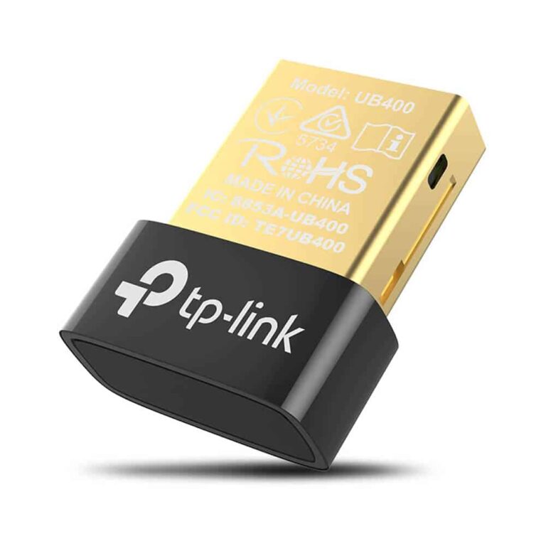 Adaptador Bluetooth 4.0 TP-Link UB400 de Puerto USB Tipo A Negro/Oro